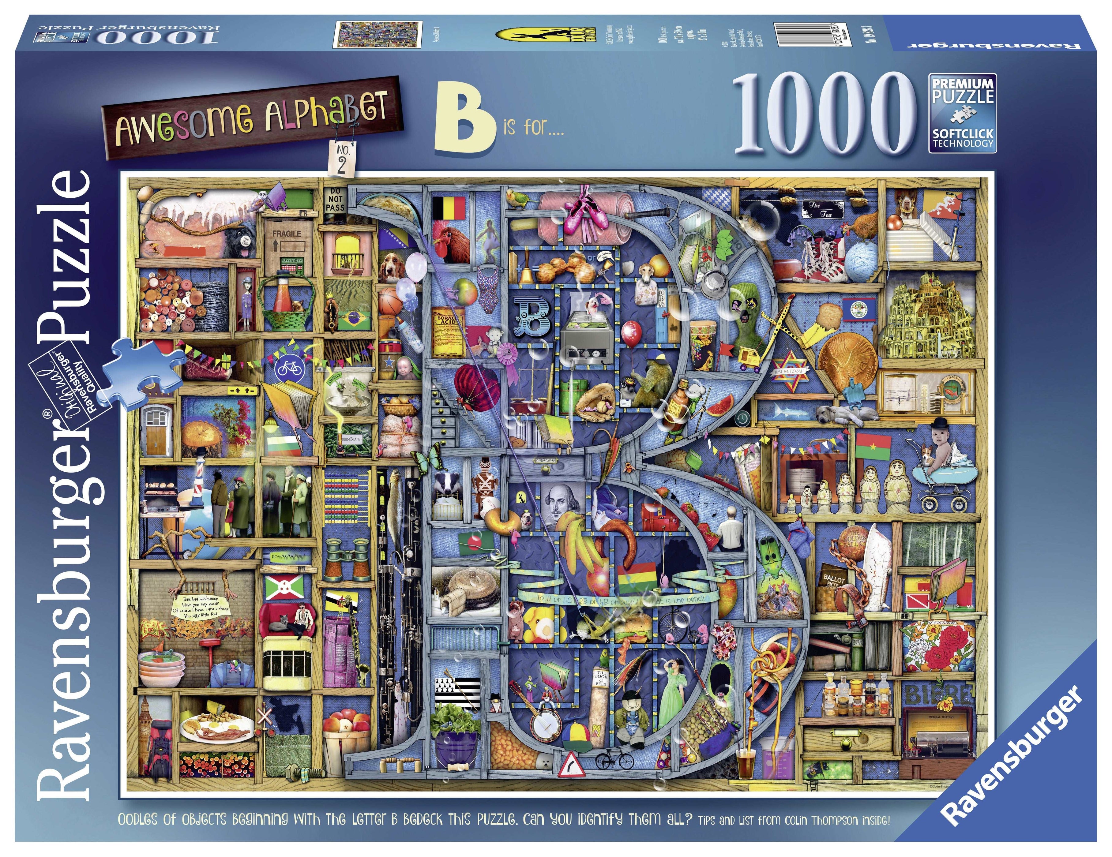 Ravensburger - Awesome Alphabet B Puzzle 1000 pieces