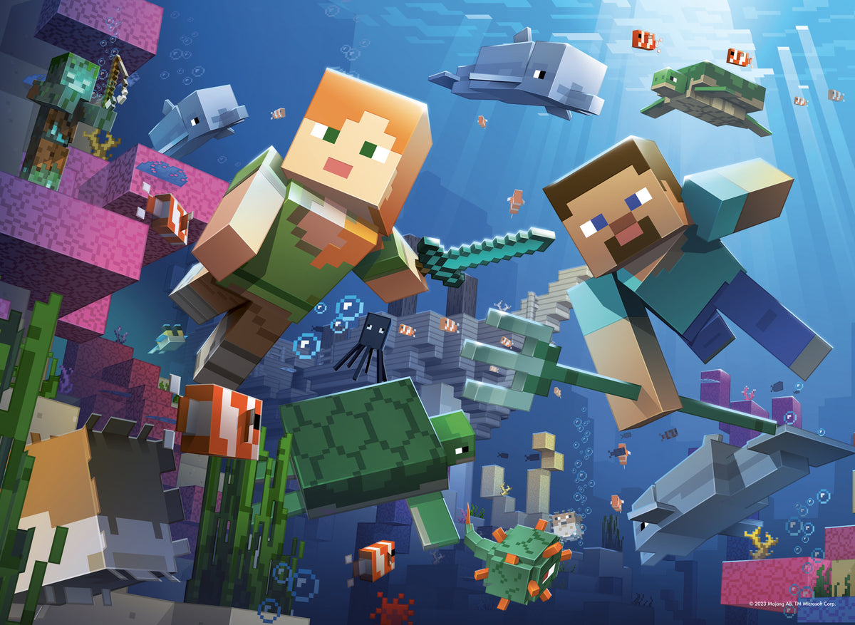 Rburg - Minecraft Bumper Pack 4x100p | Ravensburger Australia & New Zealand