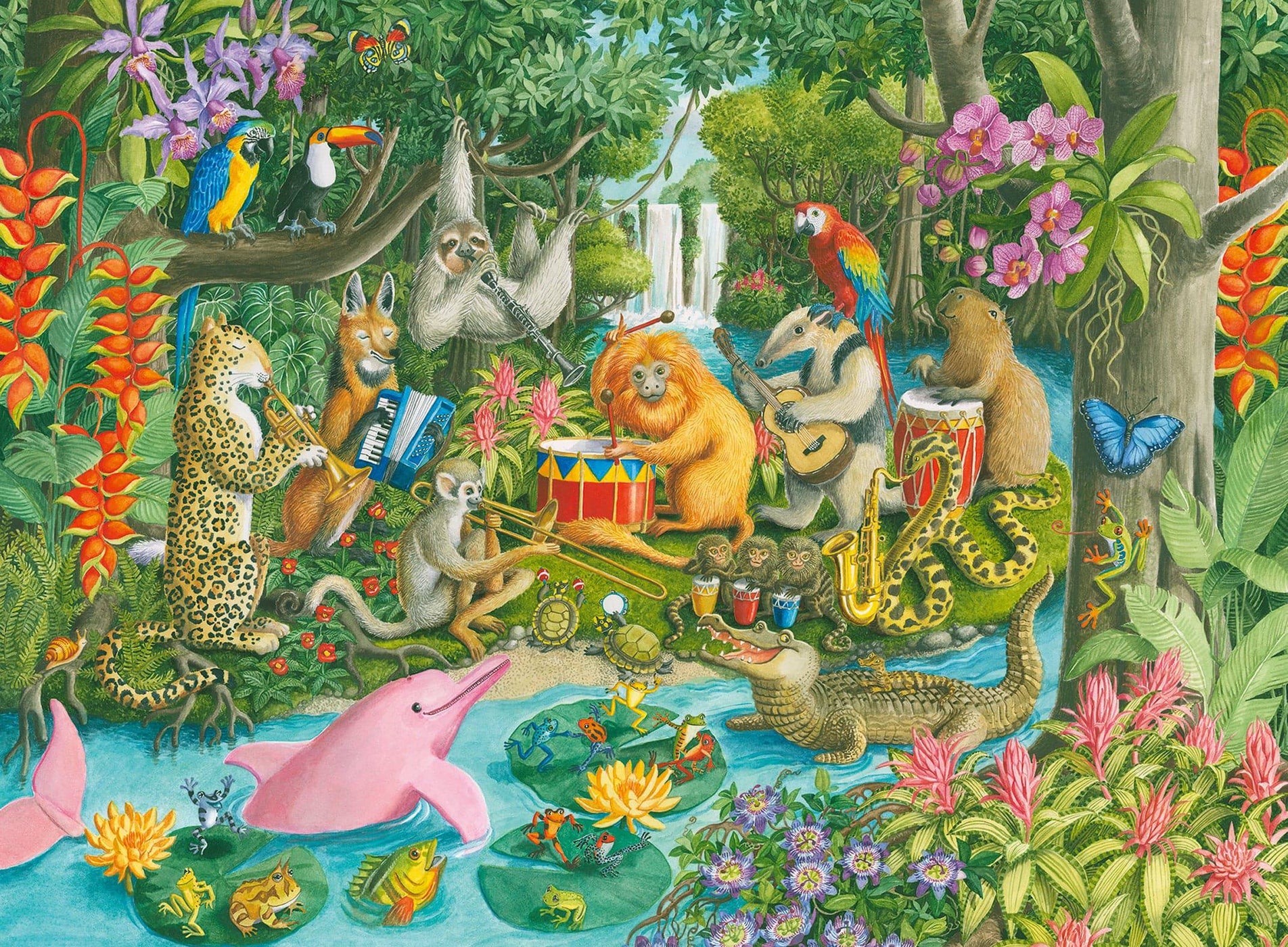 Ravensburger - Rainforest River Band 100 pieces | Ravensburger ...