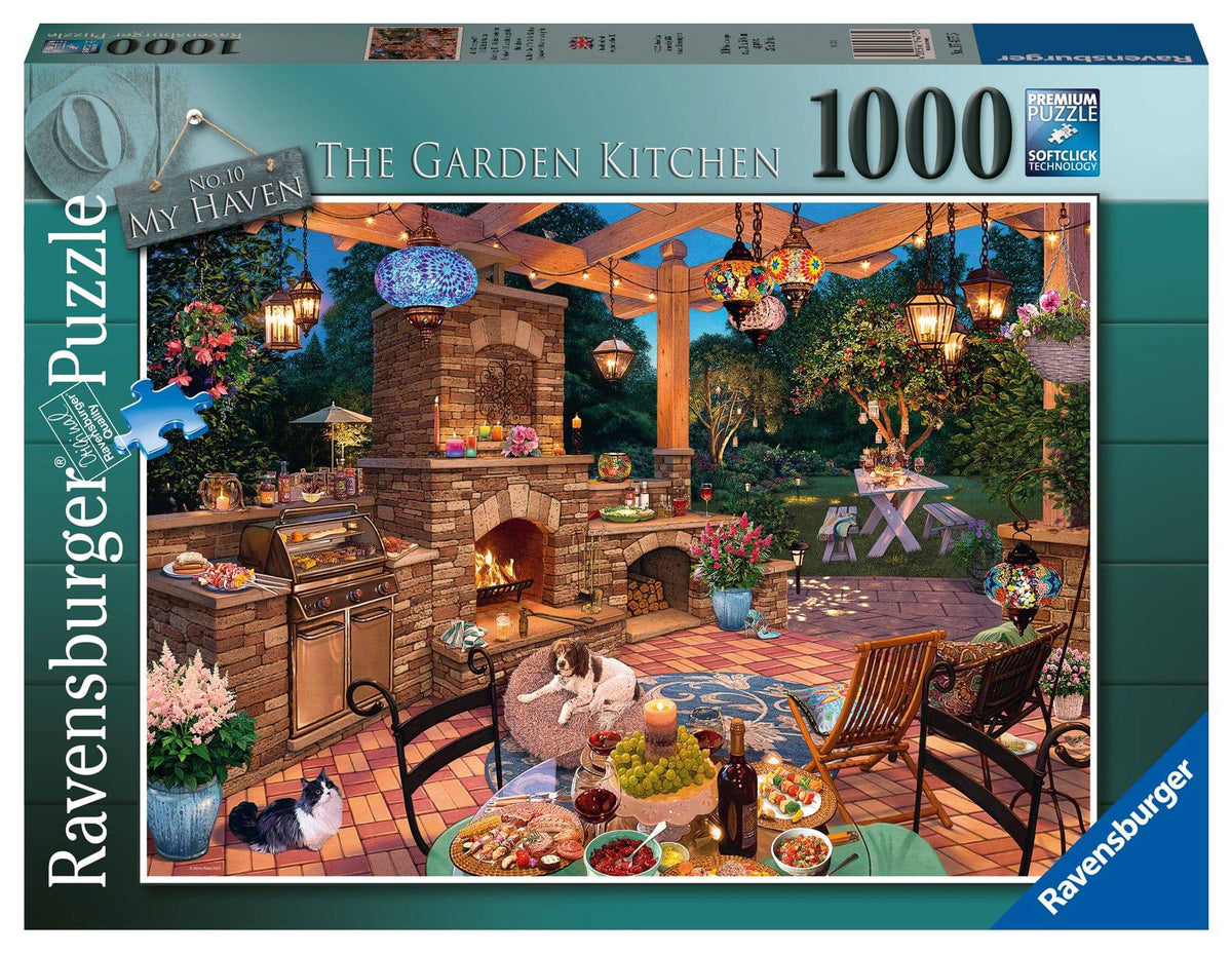 Ravensburger - My Haven No.10 The Garden Kitchen 1000 pieces