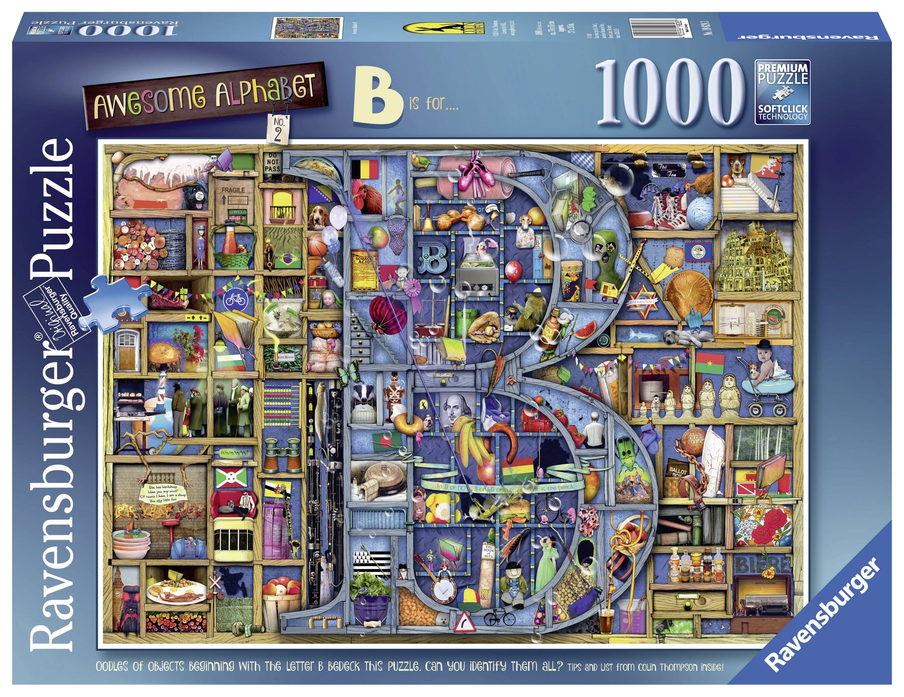 Ravensburger - Awesome Alphabet B Puzzle 1000 pieces